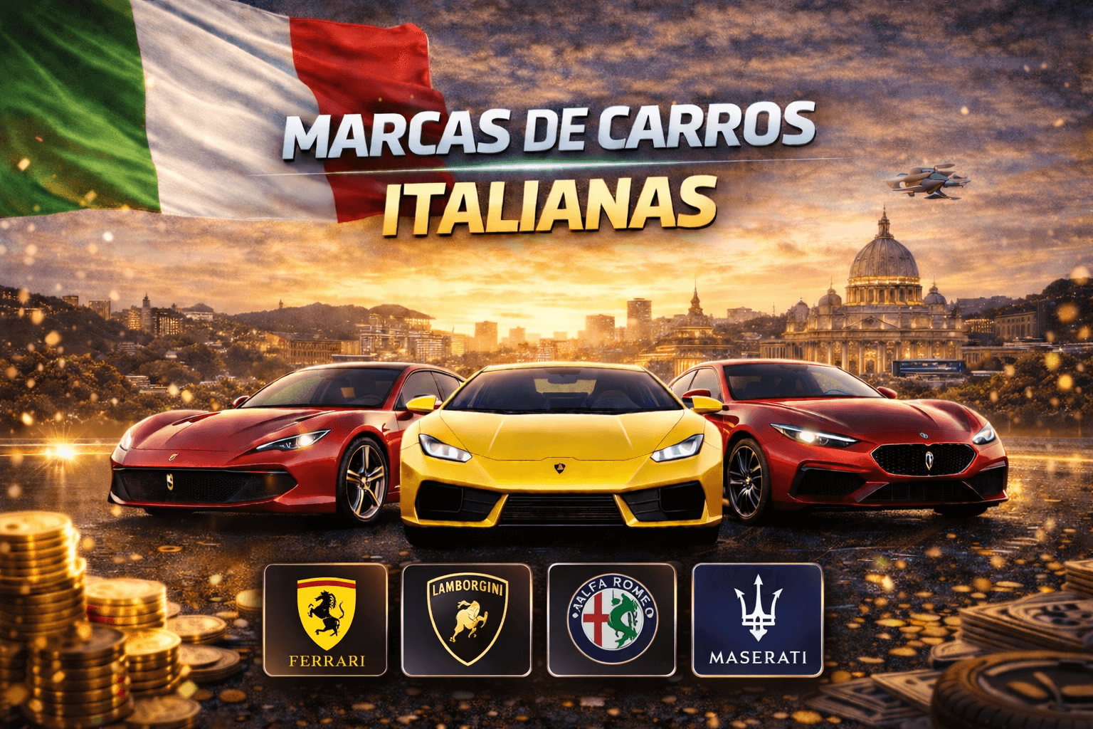 Marcas de carros italianas: lista completa com modelos e logotipos